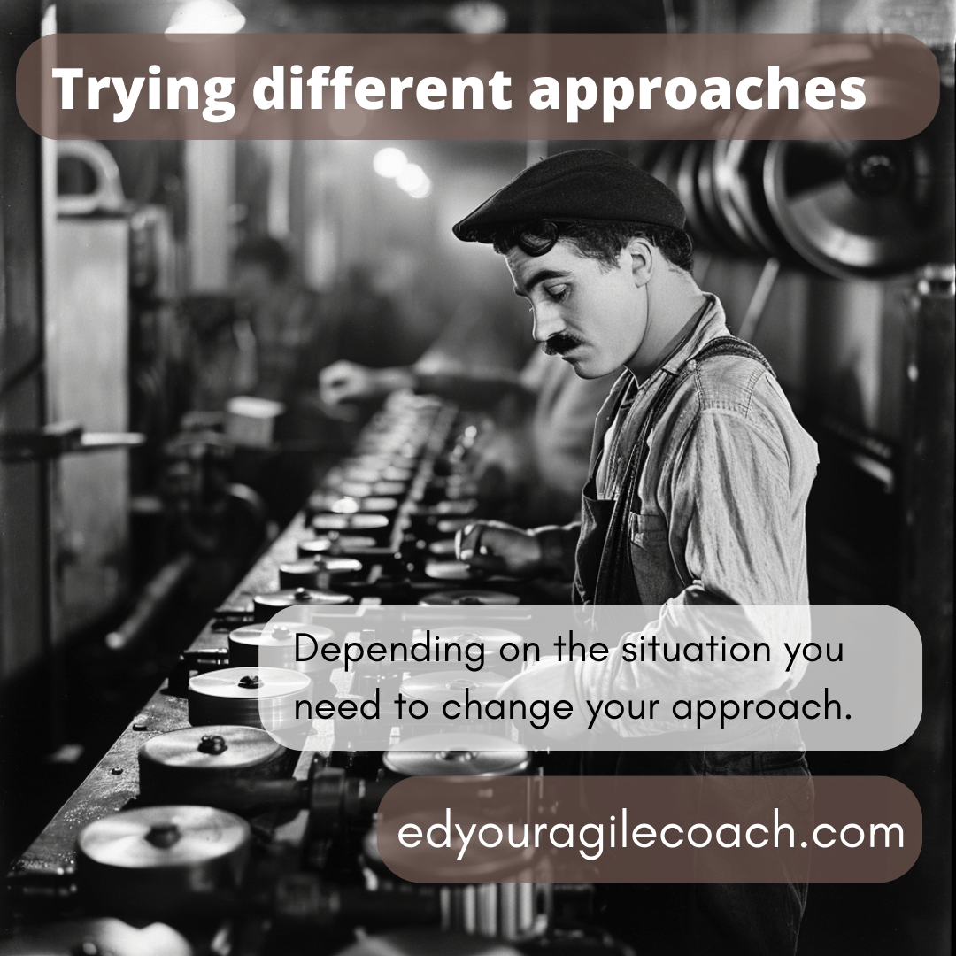 Take a chance on a different approach in agile.